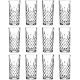 LAV 12x Clear 355ml Odin Highball Glasses - Tall Hi Ball Glass Water ...