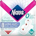 Nana PureSensitive Serviettes Hygiéniques Ultra Nuit Plus pour la Nuit ...