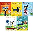 Pete the Cat Series 5 Books Collection Set (Pete the Cat I Love My ...