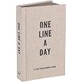 Canvas One Line a Day: A Five-Year Memory Book : Chronicle, Books ...