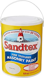 Sandtex Retail Fine Textured Masonry Chalk Hill 5 L : Amazon.co.uk: DIY ...