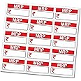 PG Creations MRP Stickers for General Use, Small Size 37x20 mm Paper ...