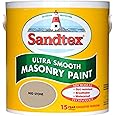 Sandtex Retail Ultra Smooth Masonry Mid Stone 2.5 L : Amazon.co.uk: DIY ...