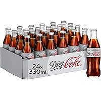 Diet Coke 24 x 330ml Glass Bottles : Amazon.co.uk: Grocery