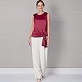 New Look Sewing Pattern N6662 Misses' Drape Top & Wide Leg Pants, Paper ...