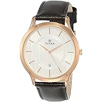 Titan Silver White Dial Analog Watch For Men -NP1825WL01 : Amazon.in ...