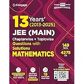 Buy Cengage - 13 Years JEE Main Chapterwise + Topicwise Questions with ...