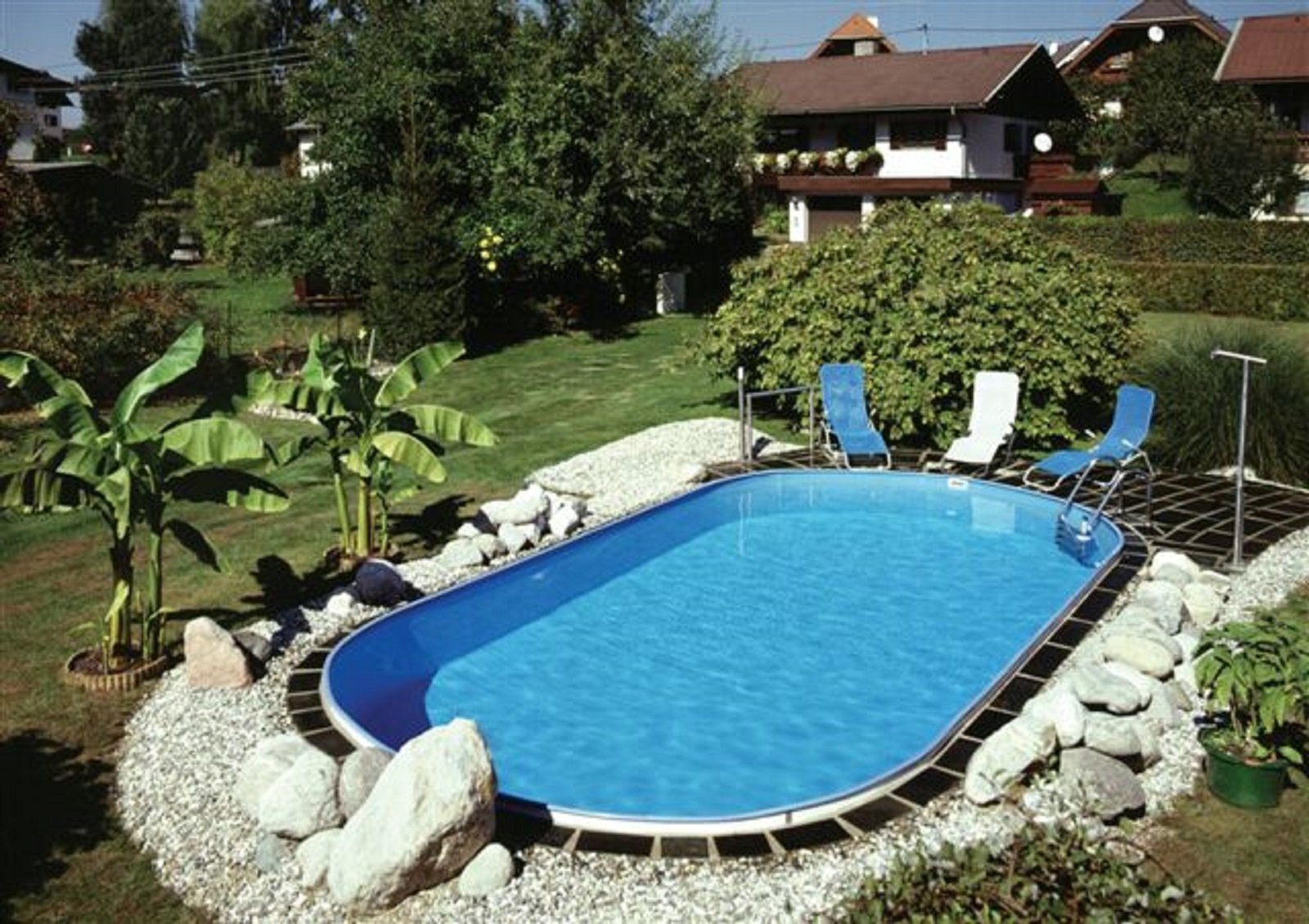 Steinbach Styria Stahlwandpool, oval, Pool only - garten.im-shop.at