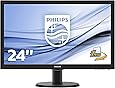 Philips 243V5LHAB/00 59,9 cm Monitor schwarz: Amazon.de: Computer & Zubehör