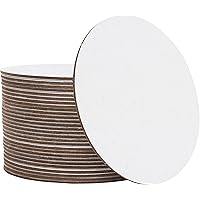 Belle Vous Round Pulpboard Coasters (100 Pack) - 9cm / 3.5 inches ...