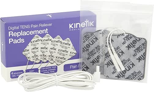 Kinetik Wellbeing Tens Replacement Pads Pack of 4: Amazon.co.uk: Health ...