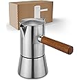 Amazon.de: LAMBDA COFFEE® VESUV Espressokocher aus Edelstahl I Induktion geeignet I Outdoor und ...