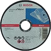 Bosch AG7 Metal Cutting Disc (Black, 7-inch/180 X 3 X 22.2 mm) - Pack ...