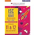 Oswaal ISC Question Bank Chapterwise & Topicwise Solved Papers Class 12 English-2 For 2026 Exam ...