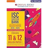 Oswaal ISC Question Bank Chapterwise & Topicwise Solved Papers Class 11 Computer Science For ...