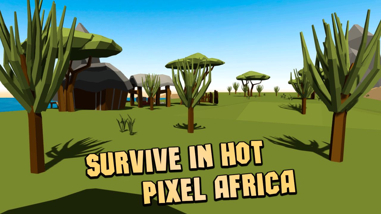 African Craft - Block Survival 3D | African Life Block Craft Survival ...