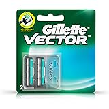 Buy Gillette Vector Plus Manual Shaving Razor Blades(Cartridge)-Pack Of ...
