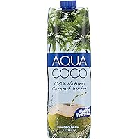 Aqua Coco 100% Natural Coconut Water 330ML Pack of 6, White: Buy Online ...