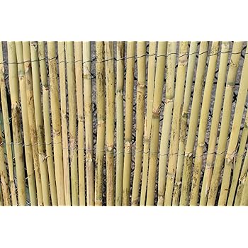 Natural Peeled Reed Screening Roll Garden Screen Fence Fencing Panel 4m ...