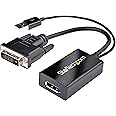 StarTech.com Black DVI to DisplayPort Adapter with USB Power : Amazon ...
