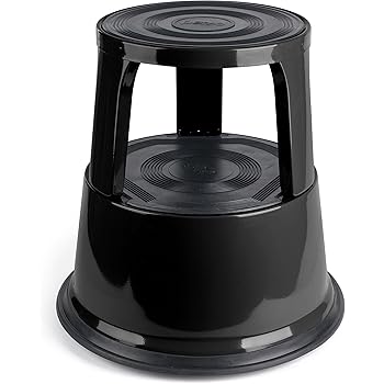 Pavo 8041961 Roll-/Tritt-/Arbeits Hocker / Roll-/Stufen Tritt ...