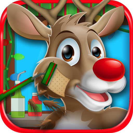 Christmas Shave - Santa & Reindeer Kids BarberShop & Beard & Haircut ...