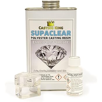 Water Clear Casting Kit 2 - 1kg resin: Amazon.co.uk: Garden & Outdoors