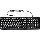 Geemarc Standard Big Letter Computer Keyboard- UK Version: Amazon.co.uk ...