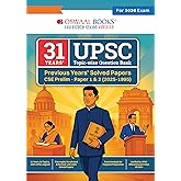 Buy Disha 31 Topic-wise UPSC Civil Services IAS Prelims Previous Year Solved Papers 1 & 2 (1995 ...