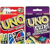Mattel Uno No Mercy, Uno and Flip Card Game, Combo Pack of 3 : Amazon ...
