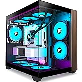 FOIFKIN PC Case -Walnut front pane, Pre-Installed 3 PWM ARGB Fan, ATX Mid-Tower Gaming PC Case ...