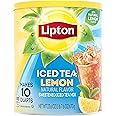 Lipton Iced Tea ,Natural Lemon, Sweetened Iced Tea Powder ,Lemon ...