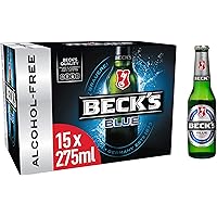 Beck's Blue Alcohol Free Beer, 24 x 275 ml : Amazon.co.uk: Grocery