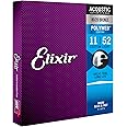 Elixir Strings Acoustic Guitar Strings, 6 String, Custom Light POLYWEB Coating : Amazon.in ...