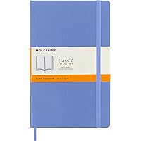 Moleskine Classic Colored Notebook, Large, Ruled, Underwater Blue ...