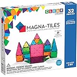 Buy Magna-Tiles Magnetic Building Toys, Clear Colors Set, Multi Color (100 Pieces) Online at Low ...