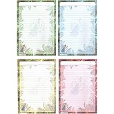 Buy Pack of 40 Sheets A4 Size Designer Sheets One Side Line one Side ...