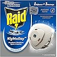 Raid diffuseur électrique night&day mouches, moustiques et moustiques tigres, 1 diffuseur + 1 ...