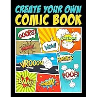 60 Pages Blank Comic Book with Multi Templates: Let's Fun for Create ...