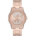 Michael Kors Women Analogue Quartz Watch with Stainless Steel Strap ...