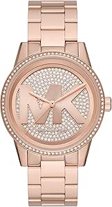 Michael Kors Women Analogue Quartz Watch with Stainless Steel Strap ...