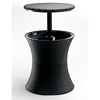 Keter Pacific Cool Bar, 3-in-1 Cocktailtisch, Couchtisch und Outdoor ...