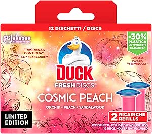 Duck Fresh Discs - 2 Ricariche da 6 Dischi Gel Igienizzanti WC, Profumo ...