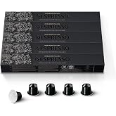 Nespresso Original – Bundle of 50 Ristretto Coffee Capsules – Intensity ...
