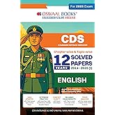 Oswaal CDS (Combined Defence Services) Chapter-wise & Topic-wise 11 Years' Solved Papers 2014 ...