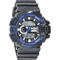 SF Hustler Analog-Digital Grey Round Dial Men's Sport Watch-77118PP01W ...