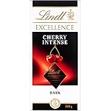 Lindt Excellence Dark Cherry Chocolate Bar Each 100 g (Pack of 5 ...
