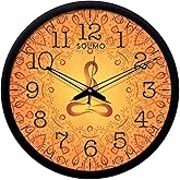 Buy Amazon Brand - Solimo Plastic 12-inch Designer Wall Clock (Silent ...