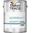Dulux Trade Supermatt White 5L : Amazon.co.uk: DIY & Tools