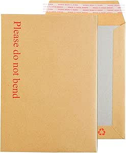 125PCS 324mm x 229mm A4 C4 Manilla Hard Board Backed Envelopes Please ...